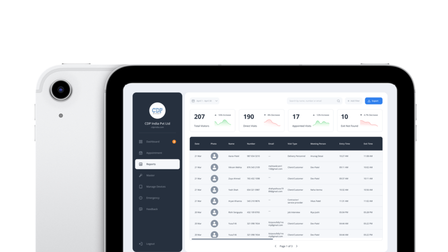 EntryMaster – Visitor Management System